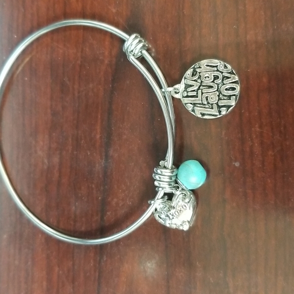Jewelry | Live Laugh Love Bangle Bracelet | Poshmark